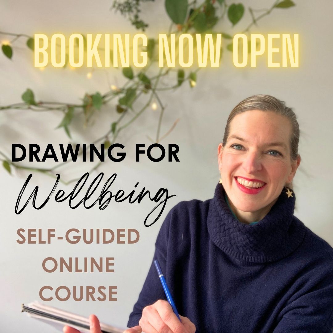 Drawing For Wellbeing Self-Guided Course – Helena Perry